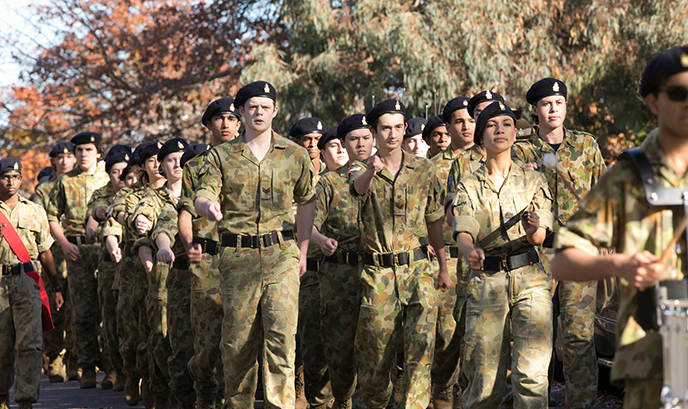 Cadet Ceremonial Parade - Ivanhoe Grammar School