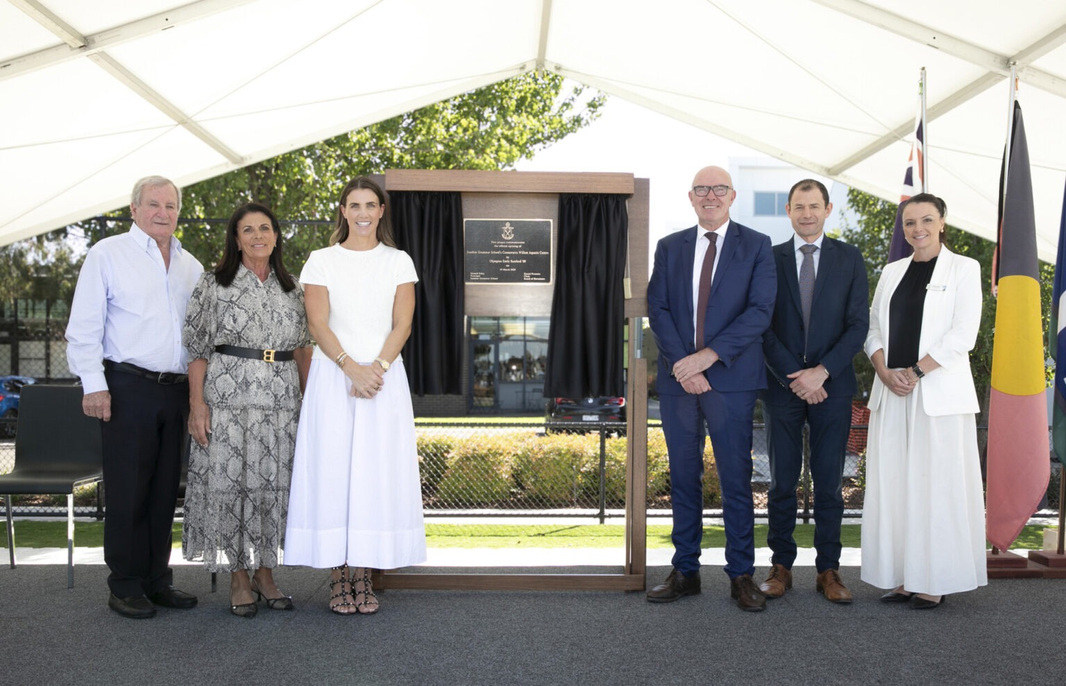 Opening of the Coonawarra Willam Aquatic Centre - Ivanhoe Grammar School