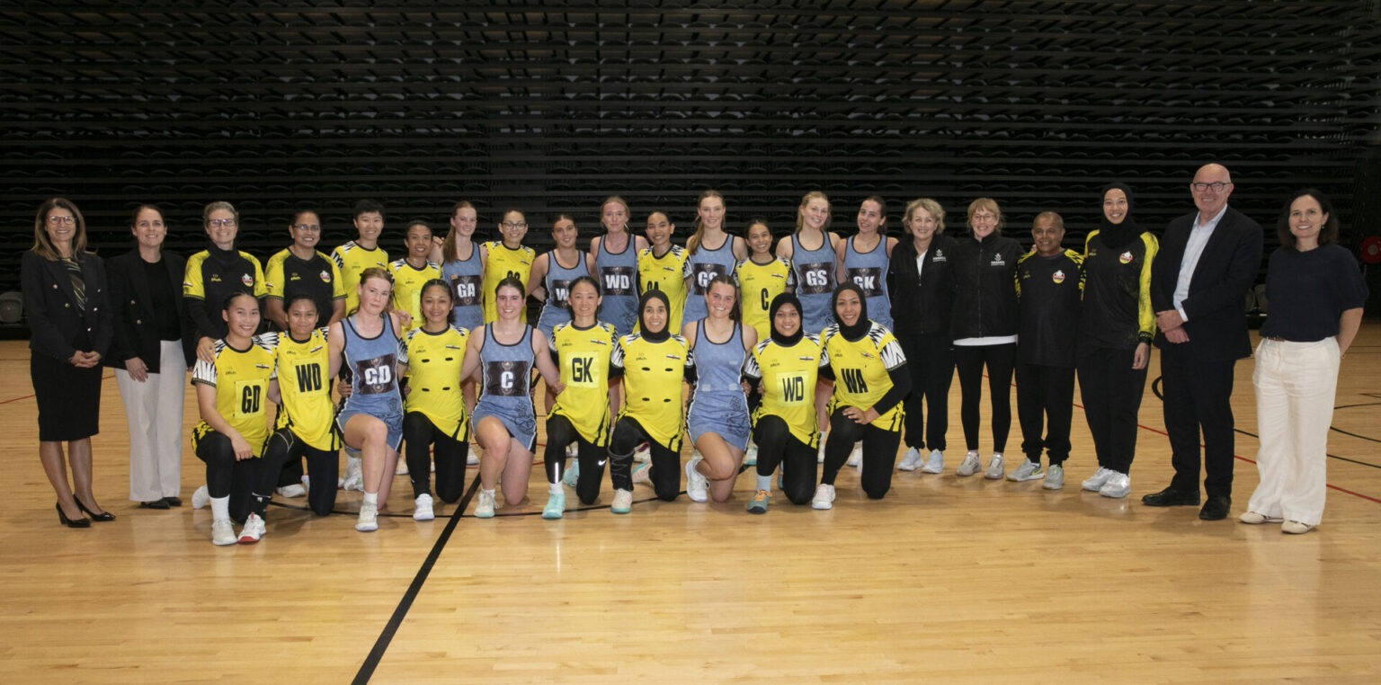 Ivanhoe Netballers Play Brunei National Netball Team in International ...